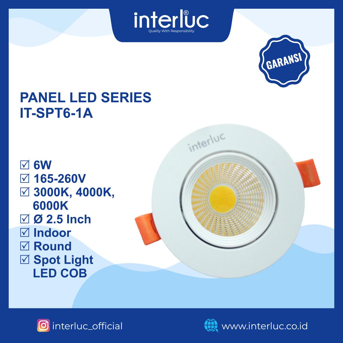 Interluc LED Spotlight 6 Watt 6000K